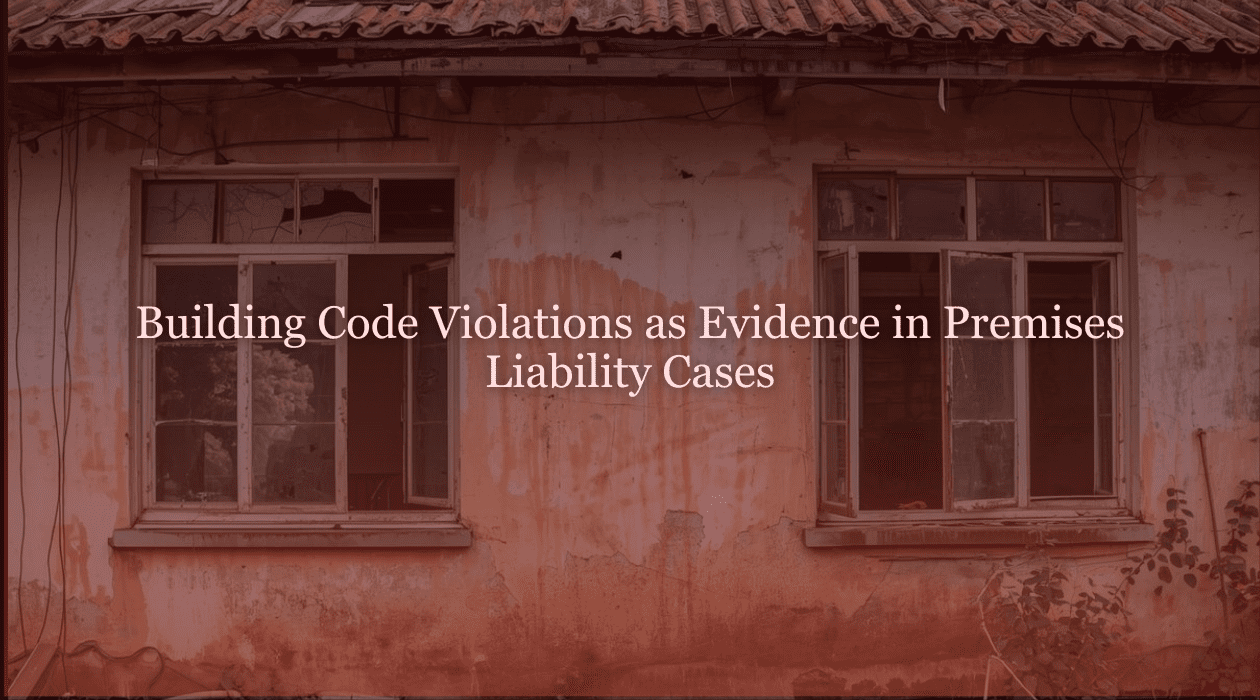 Use Building Violations to Establish Fault in Injury Lawsuits